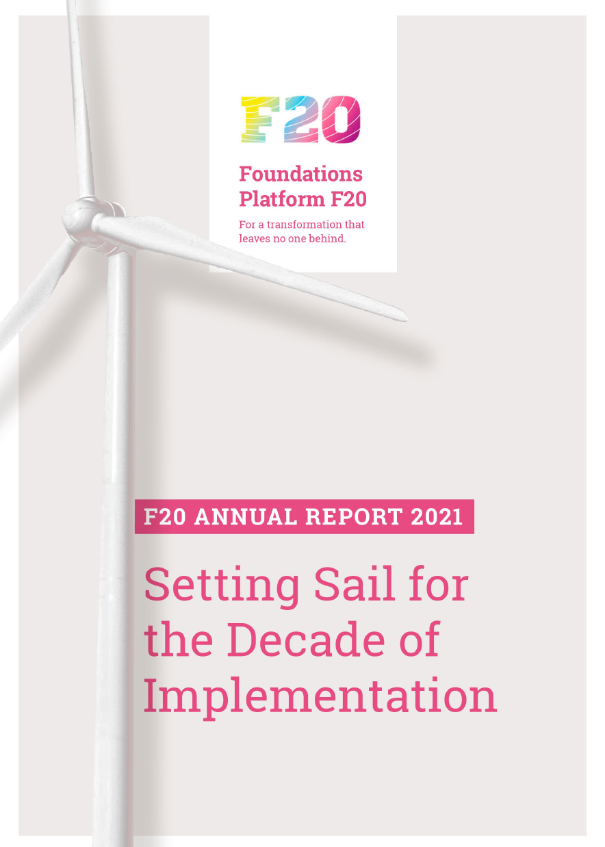 F20 Annual Report 2021 - Foundations 20