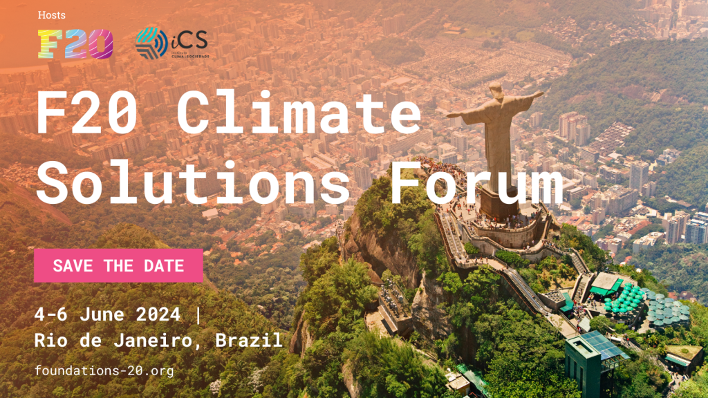 F20 Climate Solutions Forum 2024 - Foundations 20