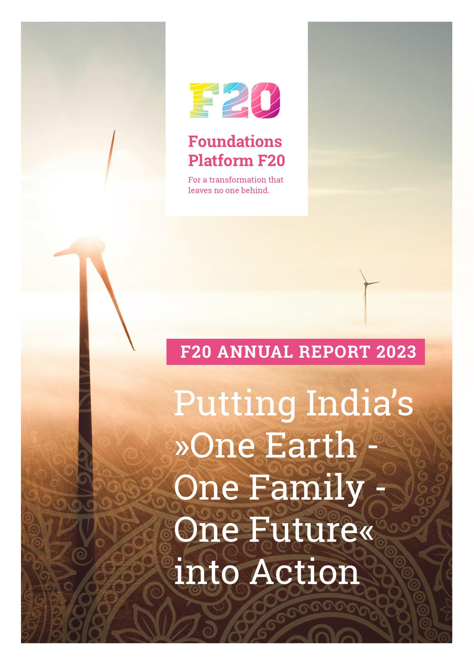 F20 Annual Report 2023 - Foundations 20